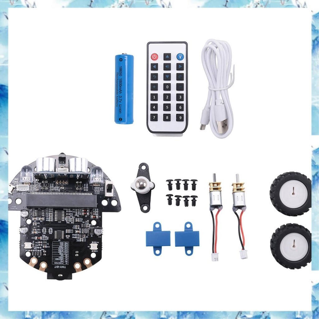 Robot Programmable Robot Robot Kit ตามที่ Bbc Microbit V2 และ V1 สําหรับ Stem Coding Education
