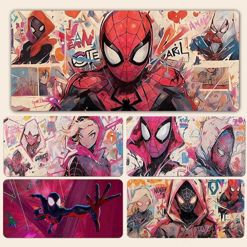 แผ่นรองเมาส์ Marvel Spider-Man ขนาดใหญ่ Cool Gaming Keyboard Pad Office ...