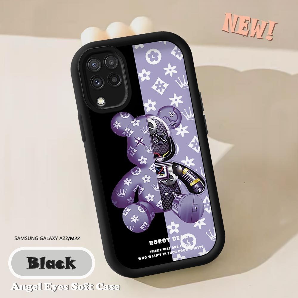 สําหรับ Samsung Galaxy M54 5G M22 M12 M11 หมีกลเคสโทรศัพท์ซิลิโคนอ่อน ...