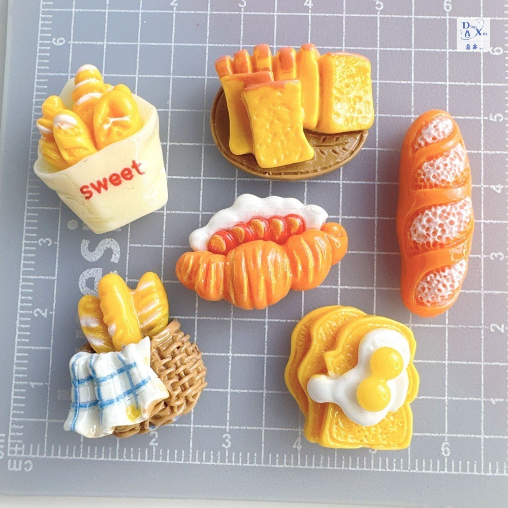 สําหรับ Jibbitz Crocs Photocard Candy ของเล่น French Fries ขนมปัง ...