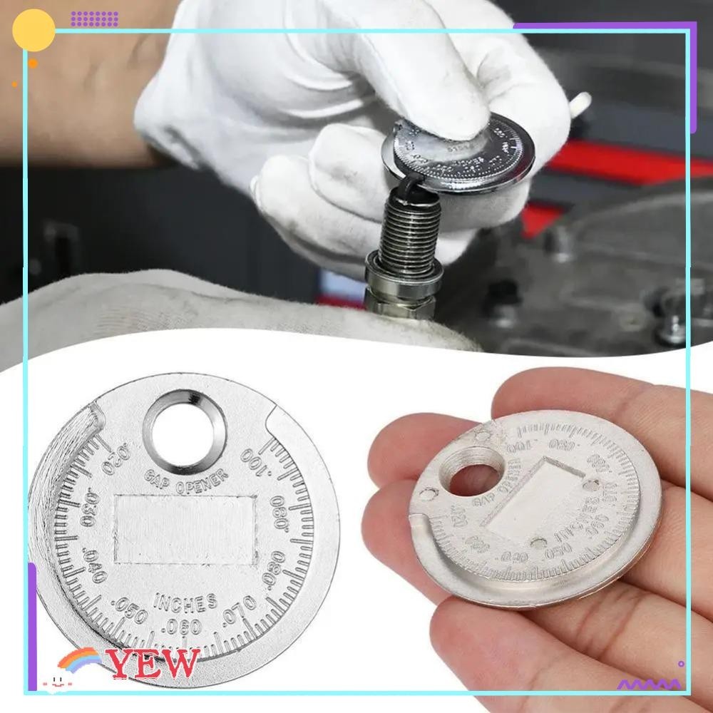 Yew Spark Plug Gap Gauge Tool, เหรียญประเภท 0.6-2.4 มม.ช ่ วง Gage Gap ...