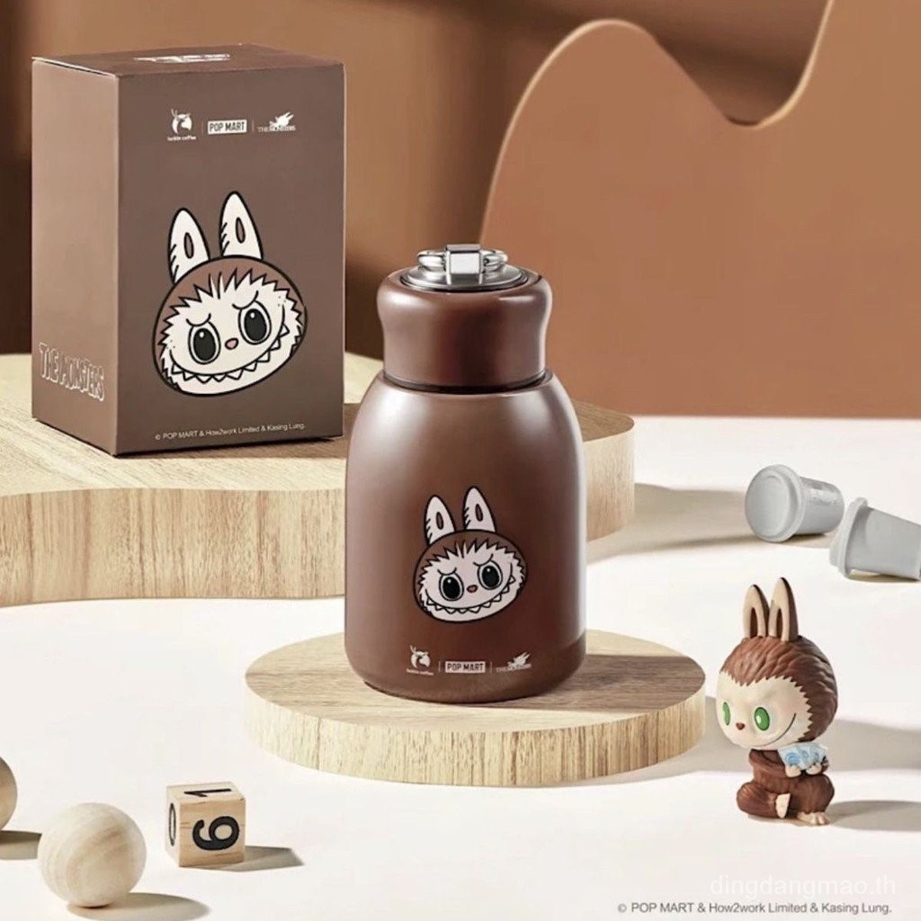 [ ผลิตภัณฑ ์ ของแท ้ ] Coffee Labubu Joint Thermos Cup Water Cup ...