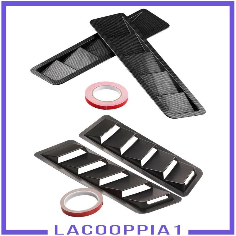 [Lacooppia1 ] Car Hood Vent Kit Cooling Intakes Louver Panel Mouldings ...