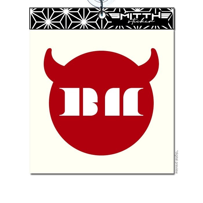 Stiker BABYMONSTER Logo baemon Cutting Sticker Decal Waterproof ...