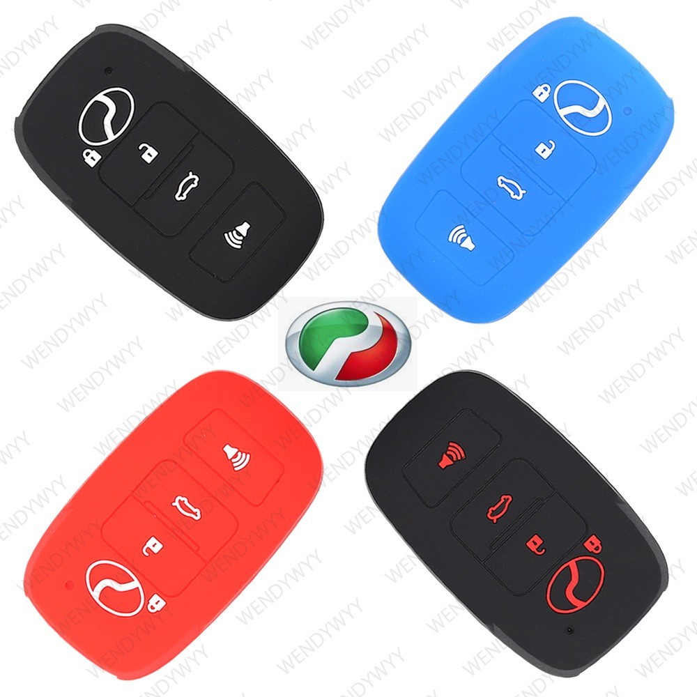 ฝาครอบซิลิโคน Keyless Remote ยาง Key ป้องกันสําหรับ Perodua axia Alza ...