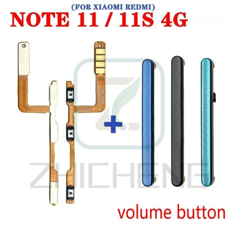 ปุ่มปรับระดับเสียงไฟ flex สําหรับ Redmi Note 11 11S 4G ON OFF ปุ่ม ...