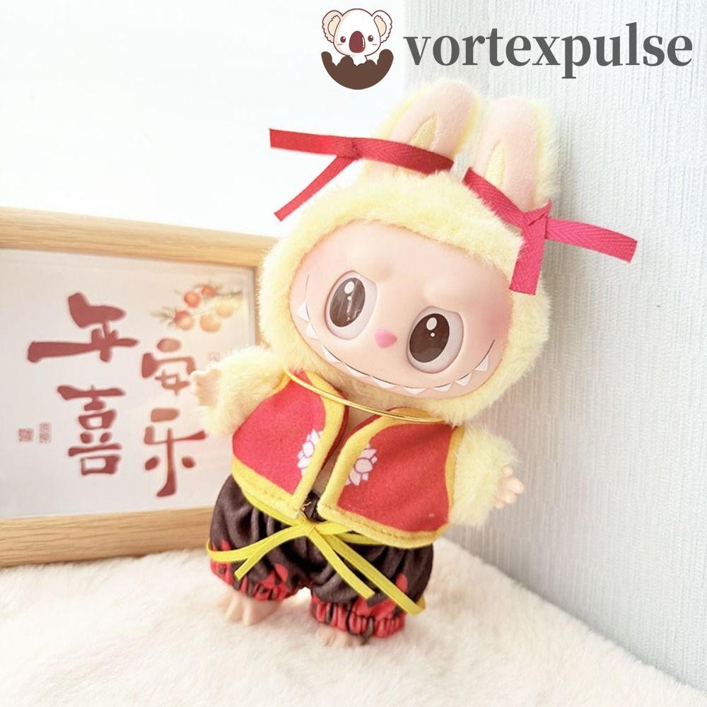 Vortex Labubu เสื้อผ้าตุ๊กตาชุด, Hun Tian Ling Handmade นั่ง Labubu ...