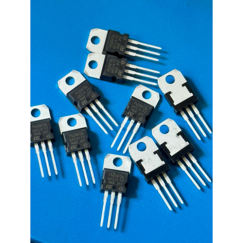 STP60NF06 N-channel 60V - 0.014Ω - 60A TO-220 MOSFET 60V60A รุ่น P60NF06 60NF06 ราคา1ชิ้น ...