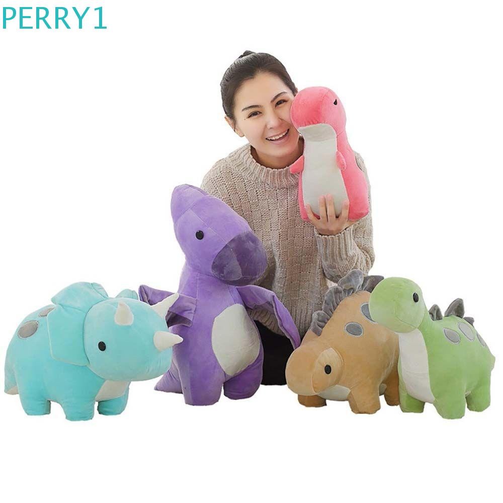 Perry Dino ของเล่นคอยาว Redragon เด็กสัตว์หมอน Plush หมอนการ์ตูน Saber ...