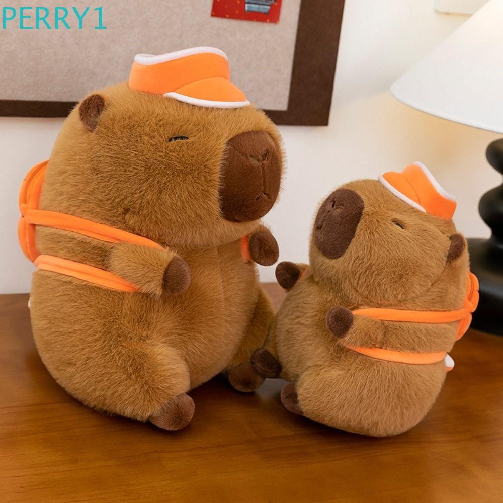 Perry Capybara ตุ๊กตาตุ๊กตา,นุ่มนุ่มบาสเกตบอล Capybara ของเล่นตุ๊กตา ...