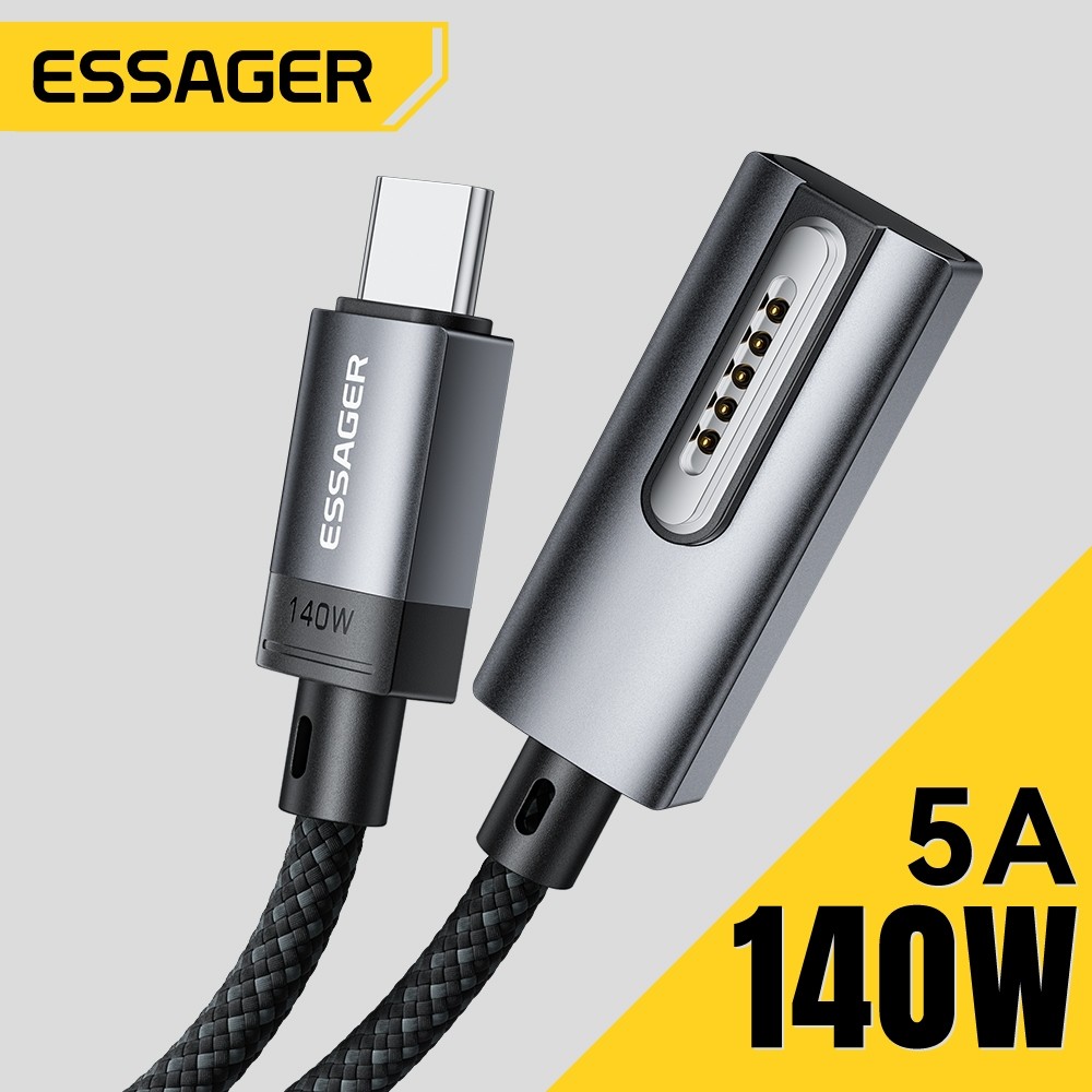 Essager 140W Type-C ถึง Magsafe 3 Magnetic Fast สายชาร์จสําหรับ MBk Air ...