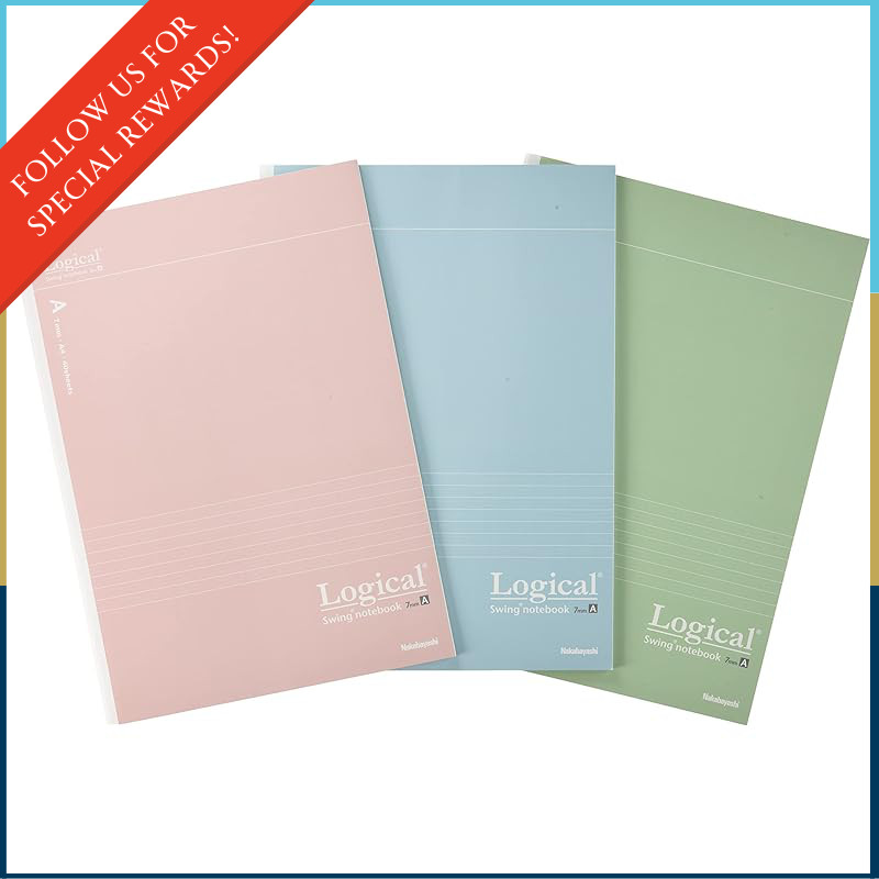 Nakabayashi Swing Logical Antibacterial Cover Notebook A4/A Rule/40 ...
