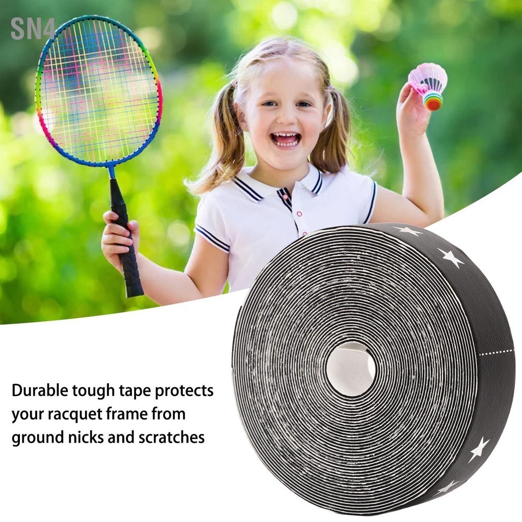 SN4 Racket Head Tape เทปป้องกันไม้เทนนิส Antiscratch Tennis Guard 18 ...