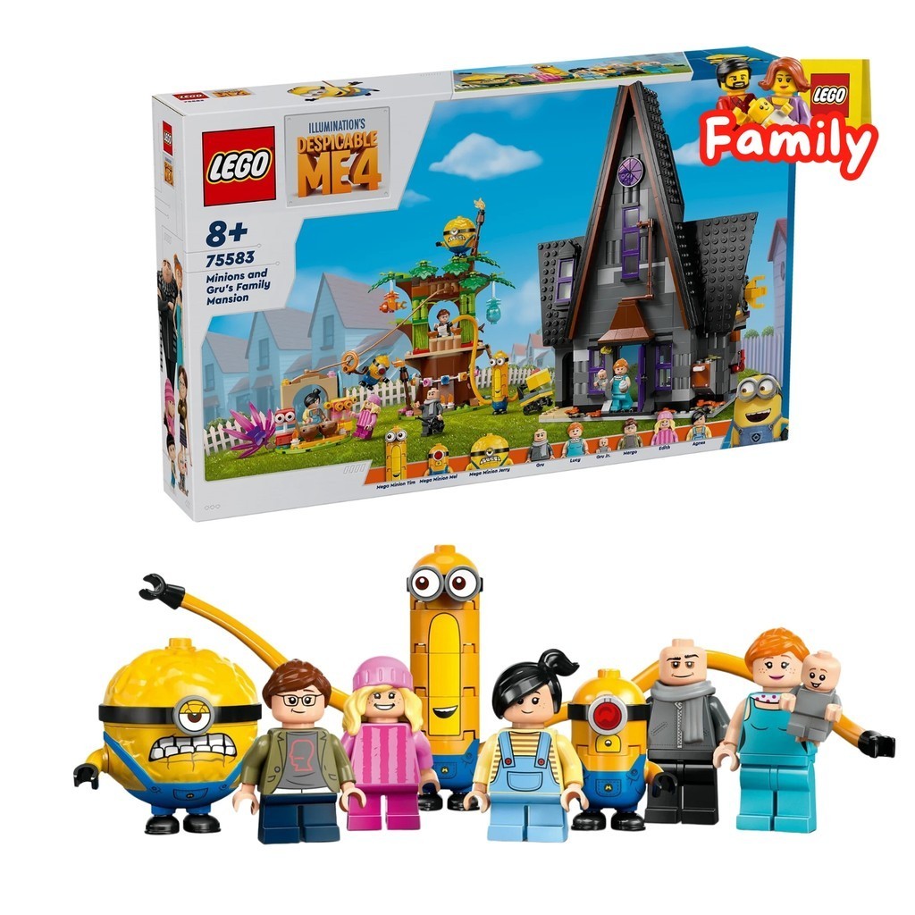 LEGO 75583 Minions and Gru's Family Mansion] (868 Pieces) by Brick DAD ...