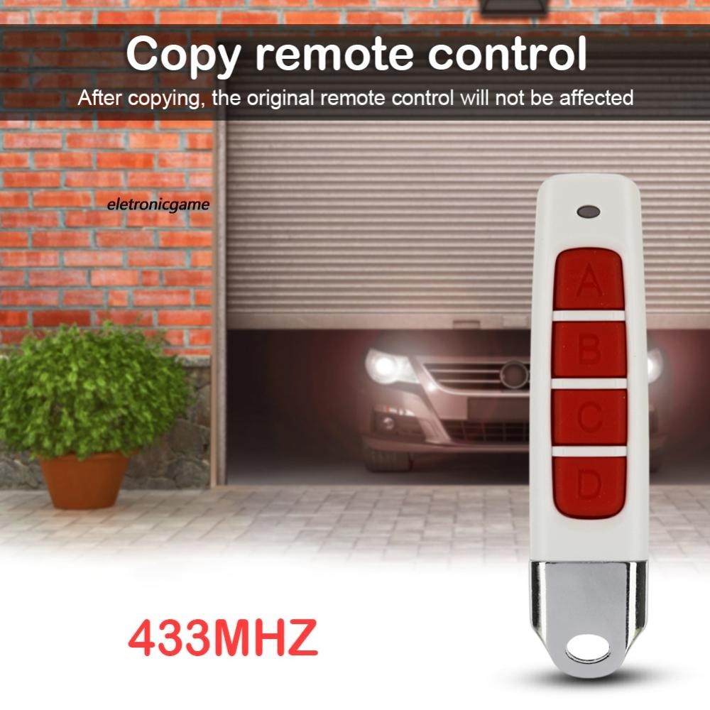433mhz Copy Remote Controller พลาสติก 4 ปุ ่ มรีโมทคอนโทรล Duplicator [eletronicgame.th ...