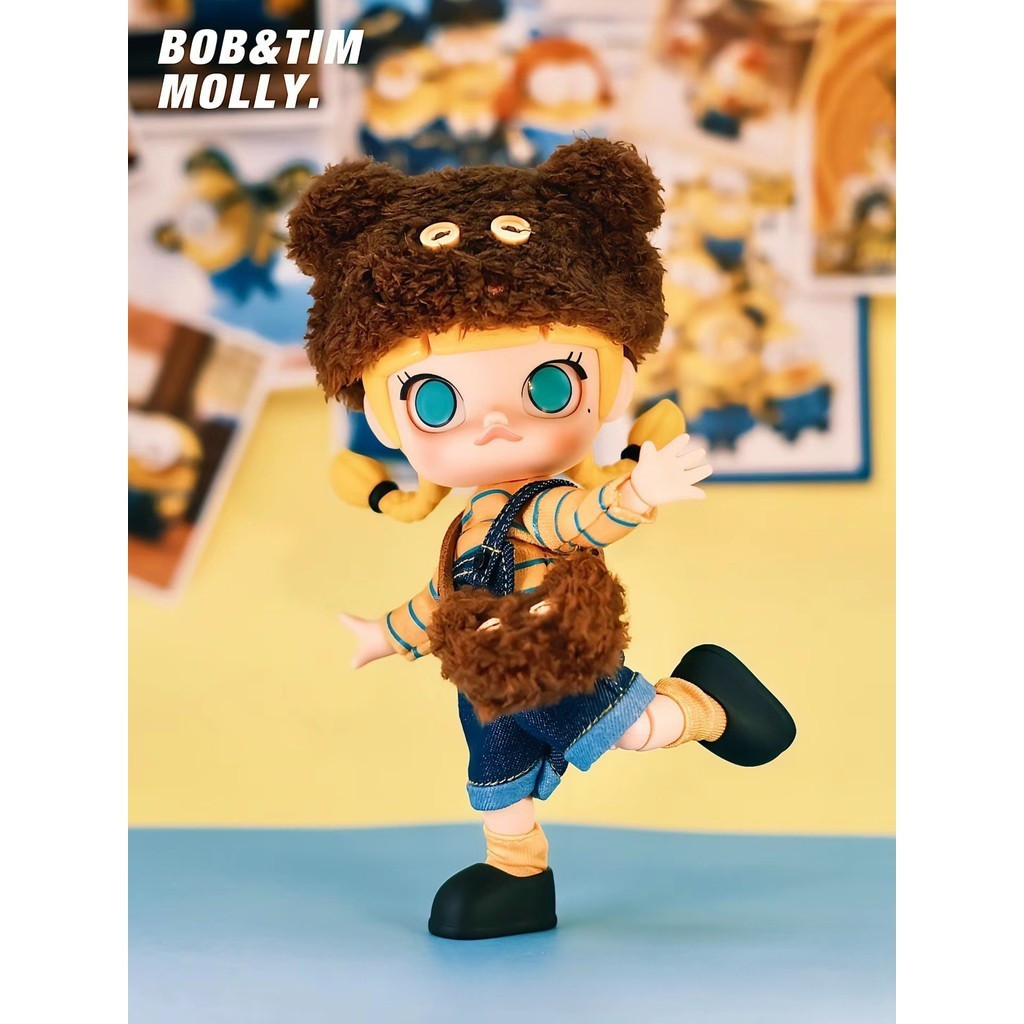 【พร้อมส่ง】มอลลี่ molly bjd popmart BOB&TIM MOLLY ตุ๊กตารูปการกระทำ art ...