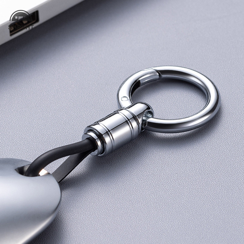 Shpyht รถ Key Chain จี้โลหะ Simple Key Chain ผู้ชายเอวแขวนหัวเข็มขัด ...