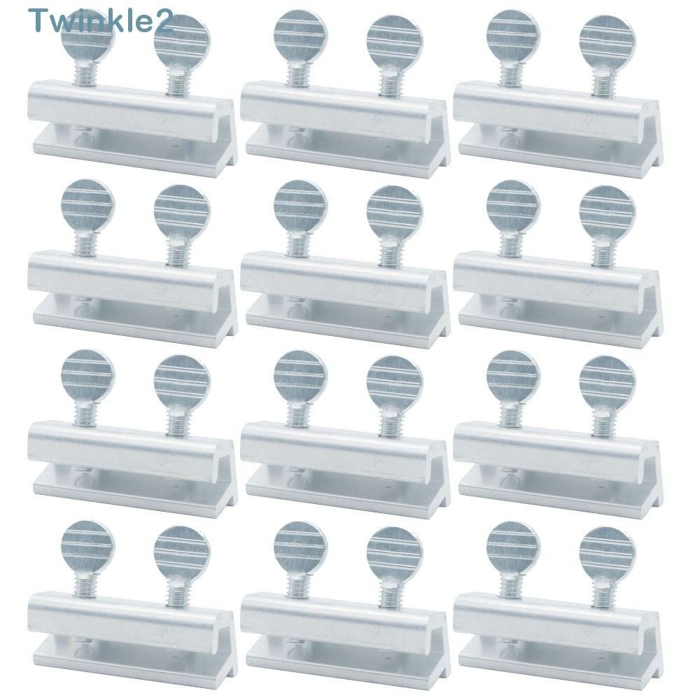 Twinkle 10 ชิ้นล็อคเลื่อน,สลักความปลอดภัยสีเงินไม่สม่ําเสมอ,ปรับ ...