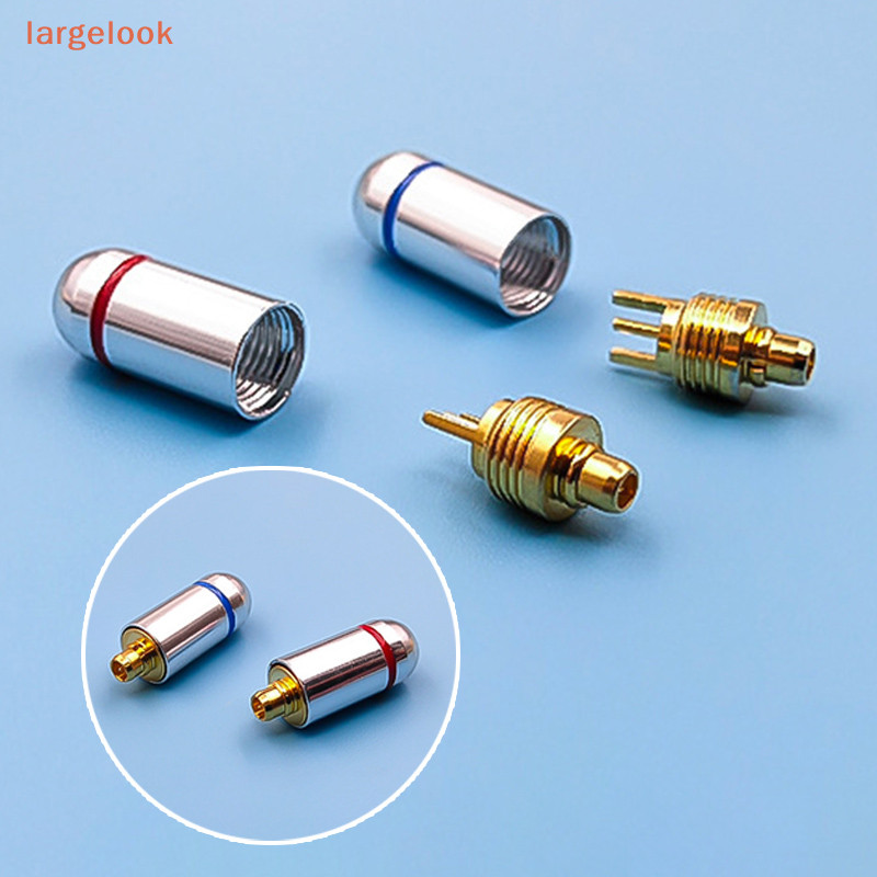 [largelook] 2 ชิ้นขั้วต่อ MMCX Pin ปลั๊กสําหรับ Shure Gold Plated MMCX ...