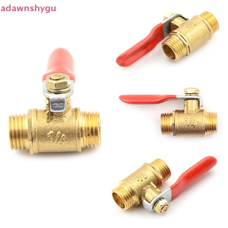 Adagu G1/4 ท่อชายกับชายด้ายทองเหลืองบอลวาล์วท่อเชื่อมต่อสวิทช์ TH ...
