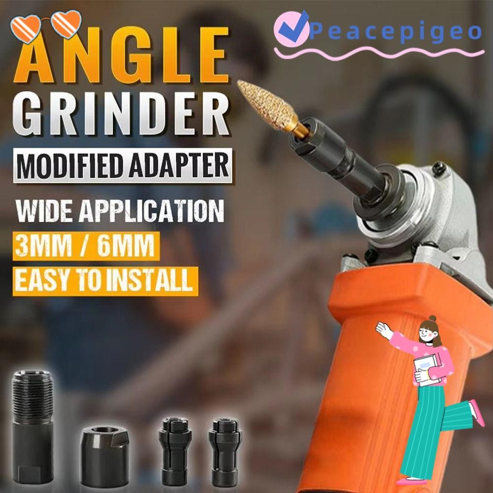Peacepigeo 1 ชิ้นเครื่องบดมุมสิ่งที่แนบมา,ดัดแปลง M10 ด้ายเกลียว Converters, ทนทาน Universal ...