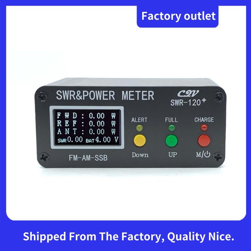 120w SWR Digital Power Standing Wave Meter 1.8-54MHz Shortwave Meter FM ...