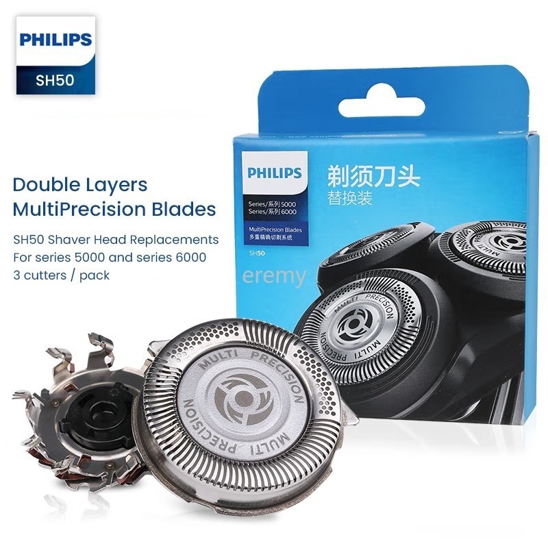 Philips หัวเครื่องโกนหนวดไฟฟ้า SH50 Series 5000 และ 6000 3 ชิ้น ต่อแพ็ค ...