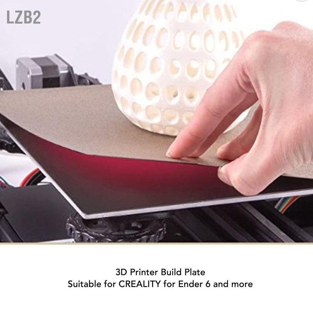 LZB2 3D เครื่องพิมพ์สร้างแผ่น 290x290 มม.สองด้าน PEI ยืดหยุ่นฤดูใบไม้ผลิเหล็กเตียงร้อนสร้างแผ่น ...