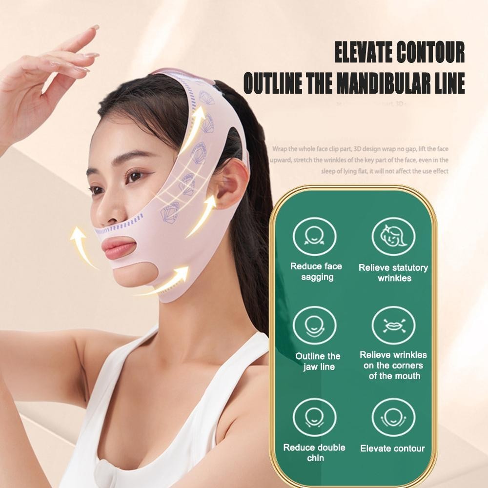 V Face Bandage Lifts กระชับและหย ่ อนคล ้ อย Face Lifts Double Chin ...