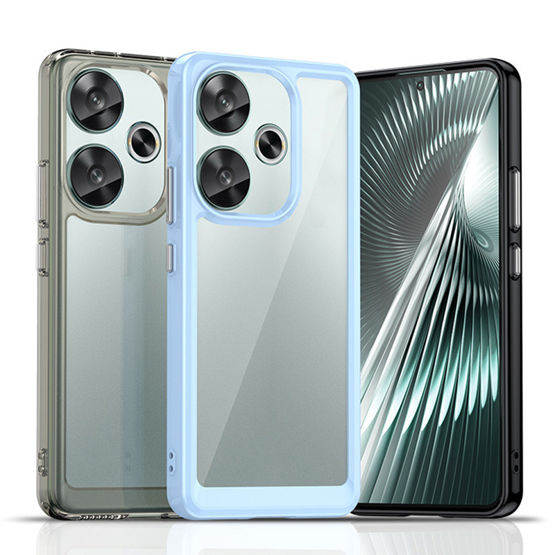 สําหรับ Xiaomi Poco F6 F3 F4 F5 Pro 5G ซิลิโคนหรูหรากันชนใส TPU กัน ...