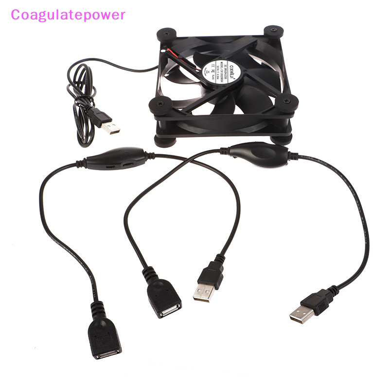 Coa 120 มม.5V พัดลม USB Powered PC Router พัดลม Stepless Speed ...