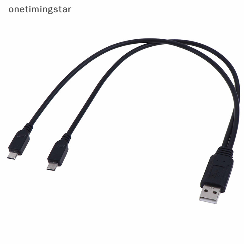 Onetimingstar usb 2.0 ชายกับชาย dual micro usb splitter y สายชาร ์ จข ้ ...