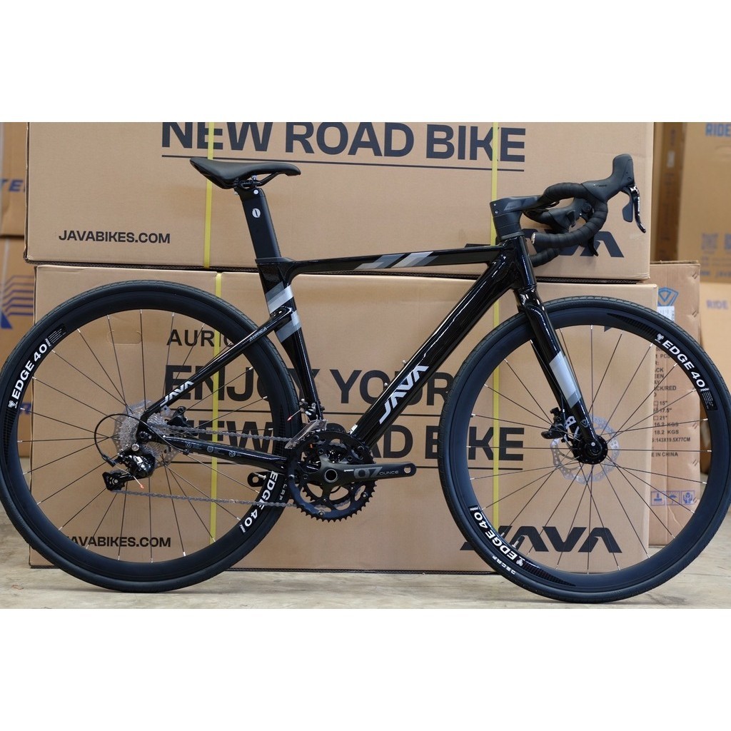 จักรยานเสือหมอบ Java Auriga R5 18sp ชุดขับ L-Twoo เฟรมอะลูมิเนียม แฮนด์ ...