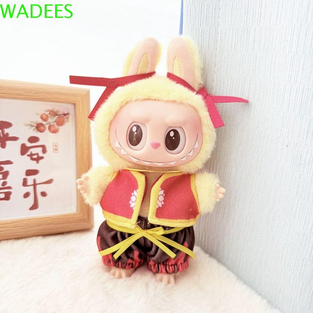 Wadees Labubu เสื้อผ้าตุ๊กตาชุด, Handmade Hun Tian Ling นั่ง Labubu ...