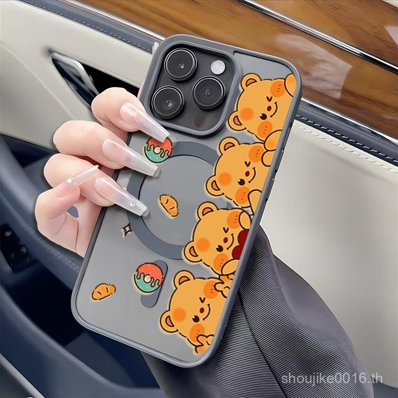 ซองโทรศัพท์สำหรับ iPhoneX XR 11Pro 13Pro 7 8 Plus ซองป้องกันแม่เหล็ก 11 12 13 14 15 16Plus XS ...