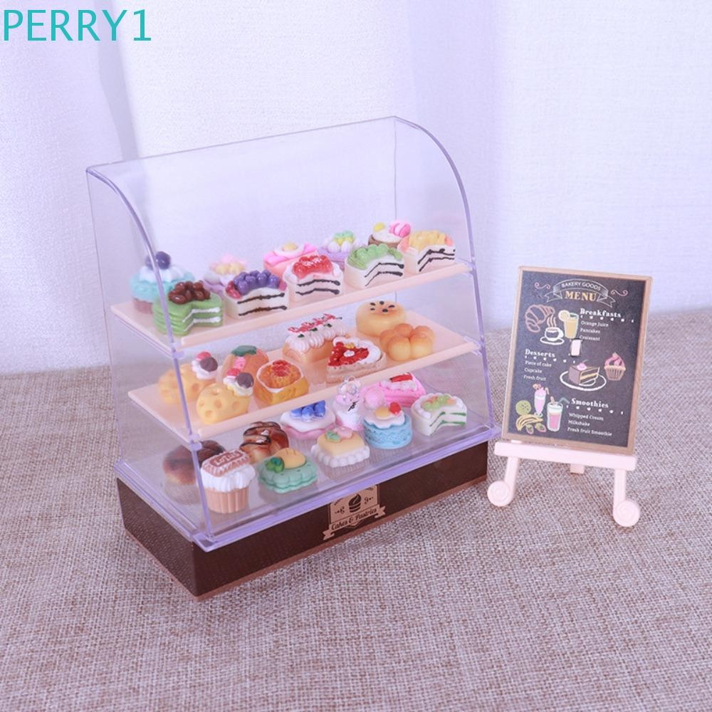 Perry Miniature Bakery Case, 1:12 Scale เฟอร์นิเจอร์ตุ๊กตาเค้ก,ของเล่น ...