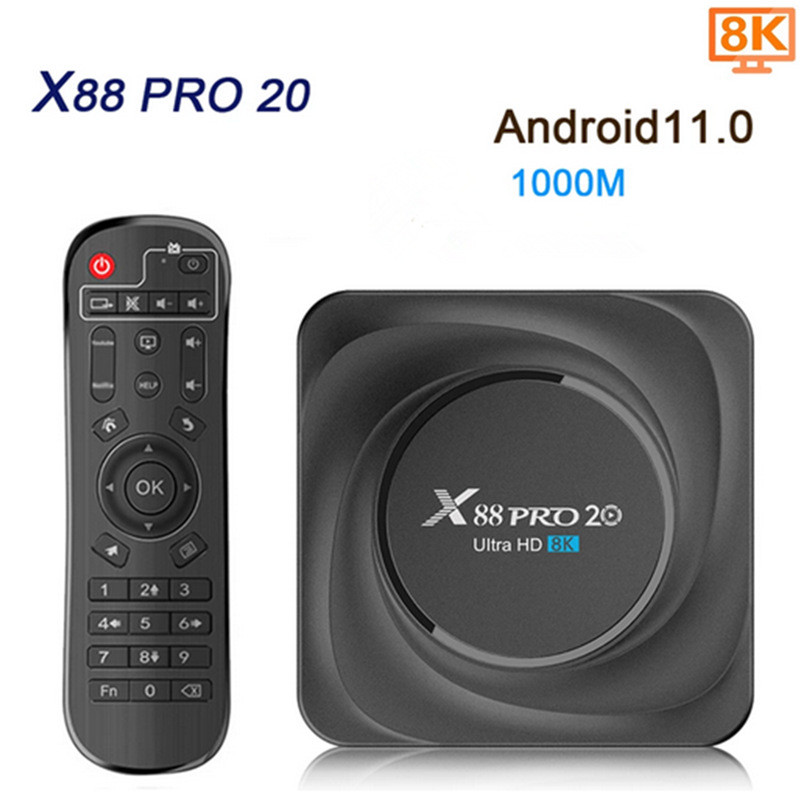X88 pro 20 Android11 RK3566 8GB/128GB ทีวีบ็อกซ์ WiFi สองแบนด์ | Shopee ...