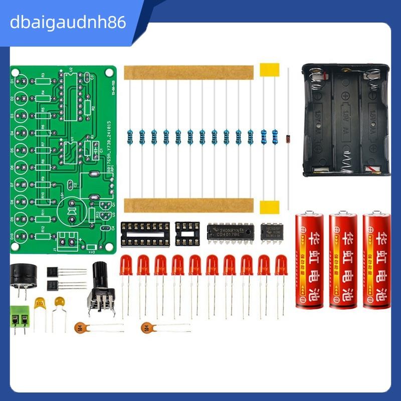 READY Stockdiy Musical Water Flowing Light Kit พร้อมแบตเตอรี่ Electronics Learning Kit โมดูล LED ...