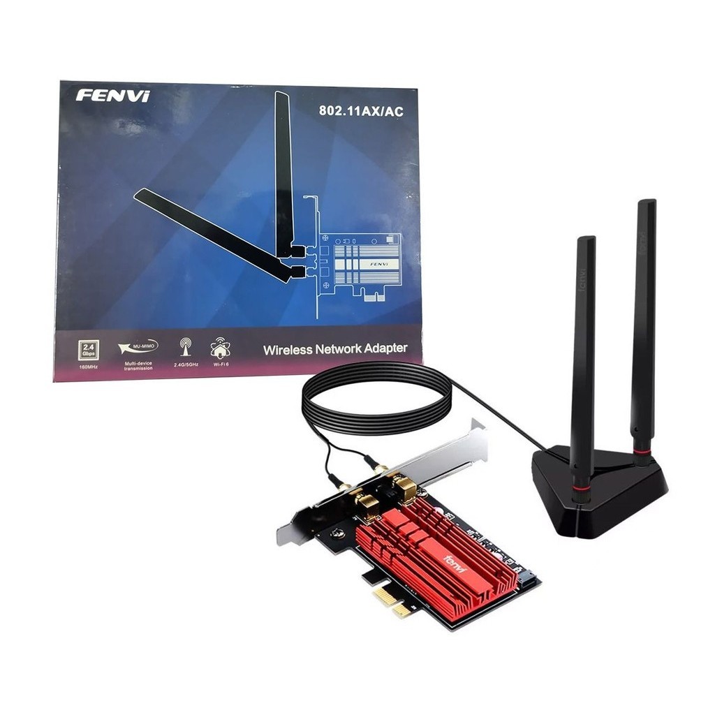 Fenvi FV-AX3000Pro WiFi 6 Dual Band 2974Mbps BT5.1 PCIe Wireless Network Adapter | Shopee Thailand