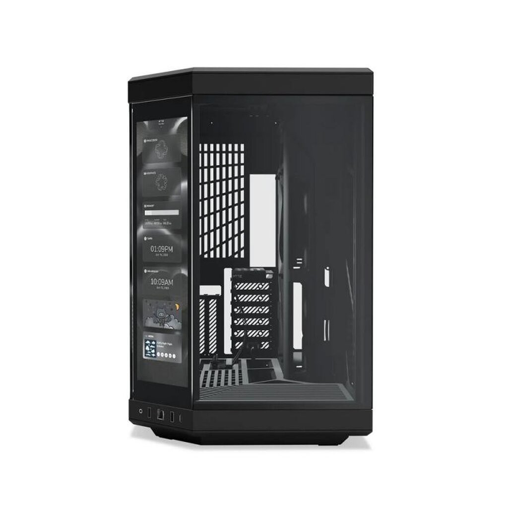 CASE HYTE Y70 WITH 2.5K TOUCH LCD & Y70 non LCD (BLACK/BLACK) (E-ATX ...