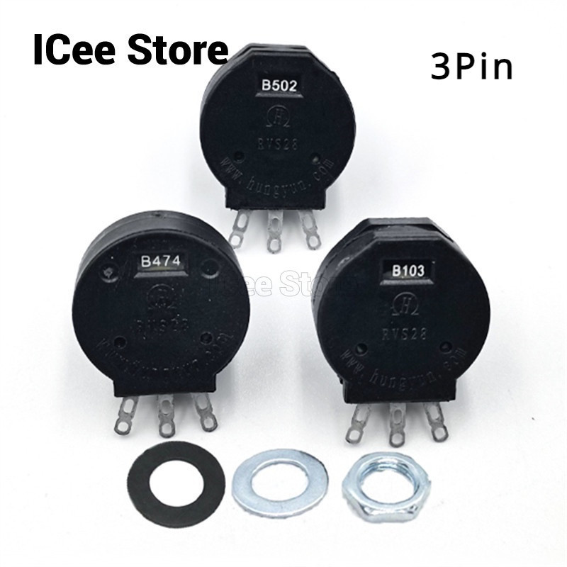 Original Potentiometer RVS28P 3Pin 1K 5K 10K 100K 1M สําหรับเครื ่ อง ...