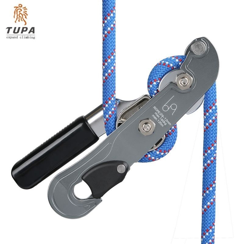 Rock Climbing Descender หยุด Self-Locking Manual Control Descender ทํา ...