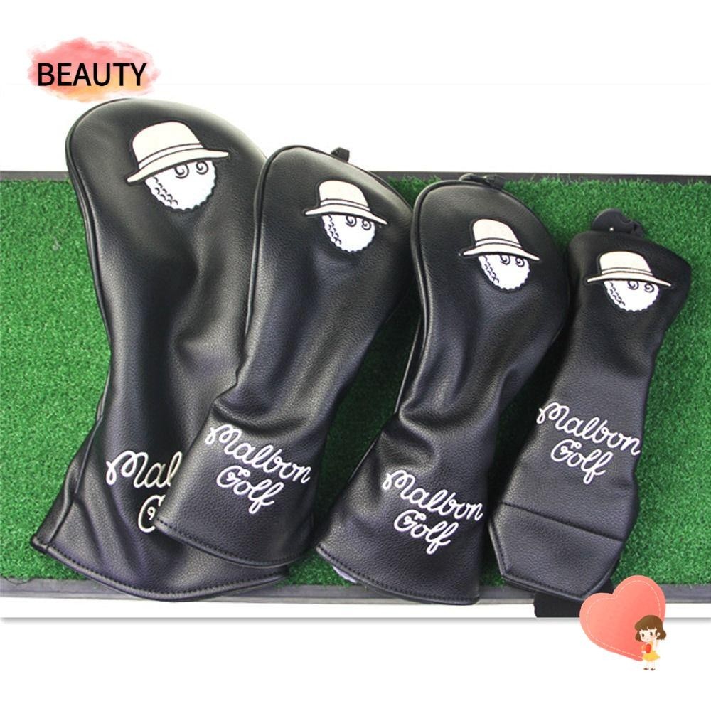 Beauty Golf Club Head Cover Sport PU Driver/Fairway/Hybrids Golf Rod ...