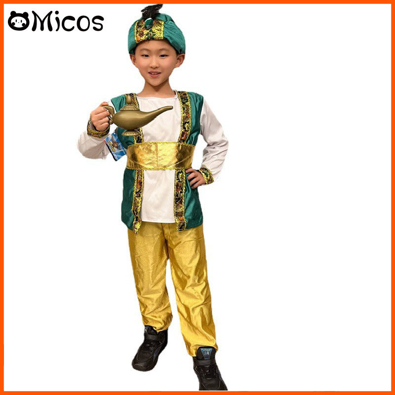 เครื่องแต่งกาย Adam Prince Fantasia เสื้อผ้าอาหรับ Boy Carnival Purim ...