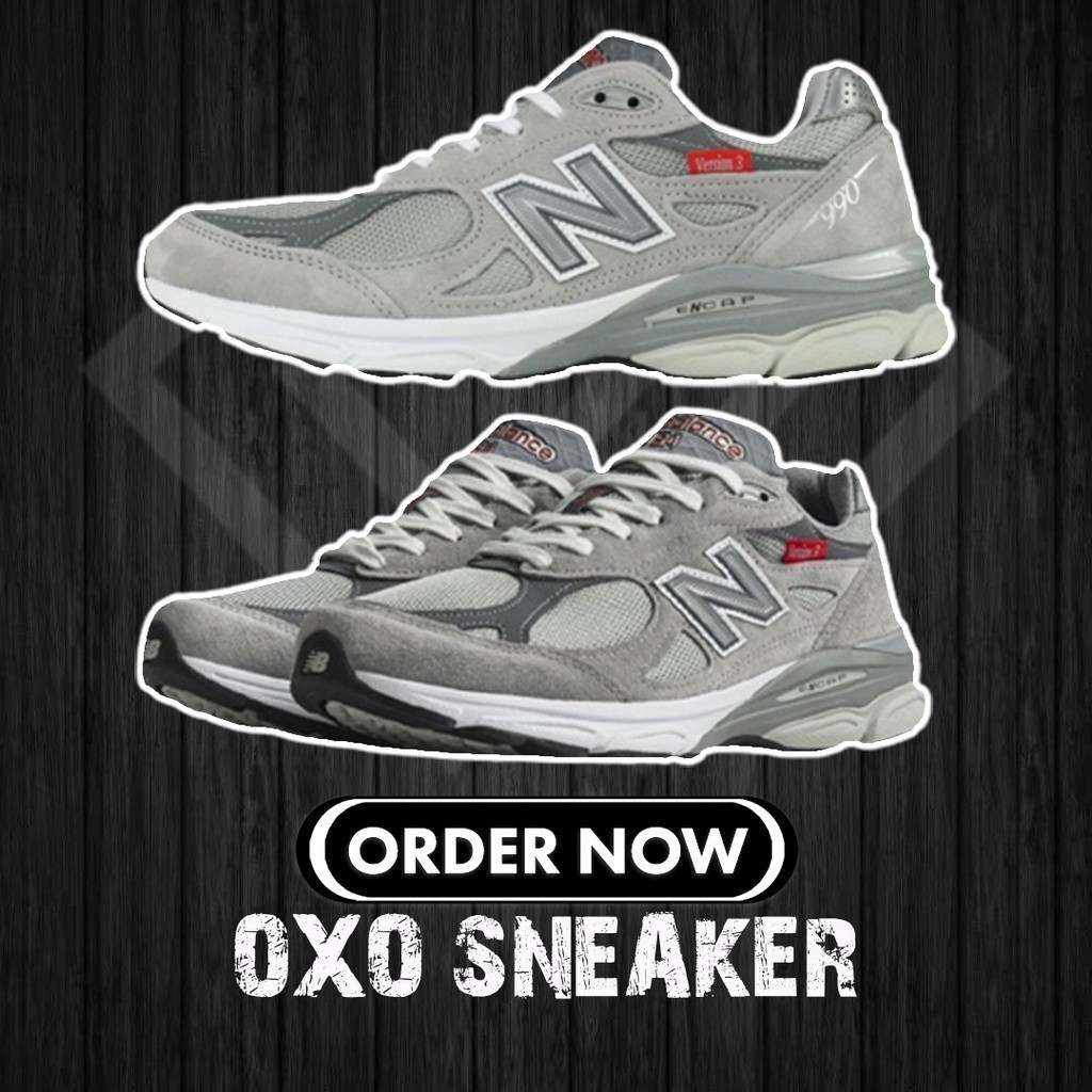 New Balance 990 V3 nb990 100% m990v53 NB รองเท้าผ้าใบคุณภาพสูงสําหรับ ...