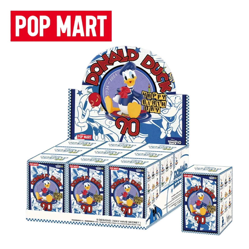 Pop MART Disney Donald Duck 90th Anniversary Series Figures | Shopee ...