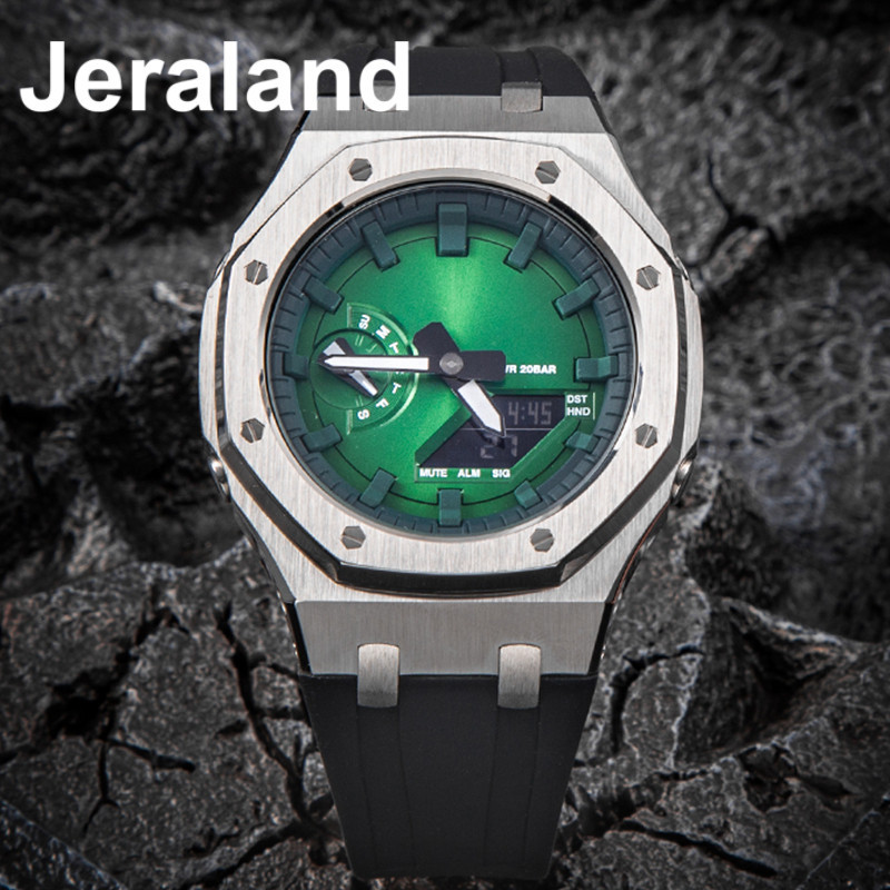 GA2100 mod kit for G Shock GA2110 fluorine watch band strap stainless ...