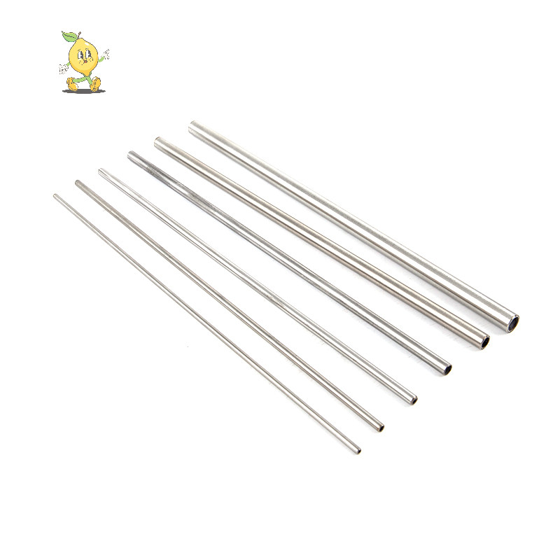 [mozh ] Silver Round 304 Stainless Steel Capillary Tube Pipe 250mm ...