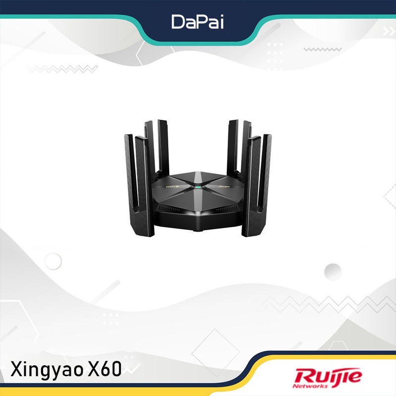 Ruijie scorpio Xingyao X60 Esports Router WiFi6 Gigabit AX6000 เจาะผนัง ...