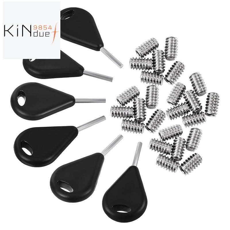 【kindue9854f 】6 ชิ้น Surf Fin Key Surfing Surf Fin Key 24 ชิ้น Fin สกรู ...